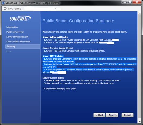 Nat Rules Public Server Wizard Question Networking Spiceworks Community
