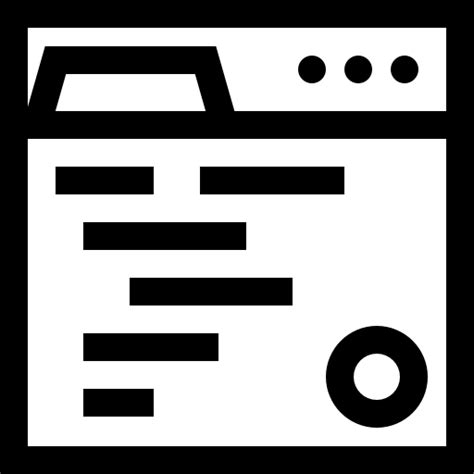 Code Basic Straight Lineal Icon