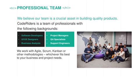 Ppt Coderiders Software Development Company Powerpoint Presentation