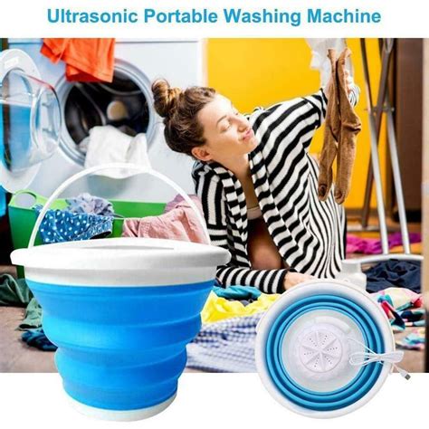 Mini Washing Machine Ultrasonic Cleaning Small Por Grandado