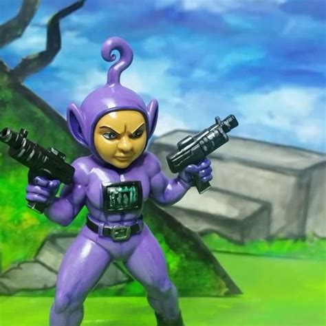 👾 Action Teletubbies Violet Viper・ Stl File For 3d Printing・cults