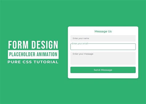 Contact Form Input Label Animation By Nandini Biswas Nov 2023 Medium