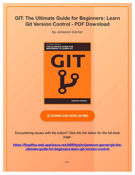 ebook git the ultimate guide for beginners learn git version control
