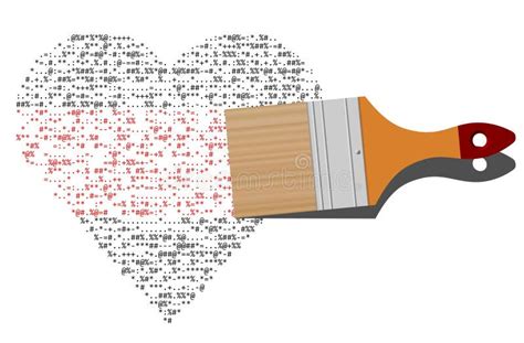 Source Code Shape Heart Stock Illustration Illustration Of Hacker 286132903