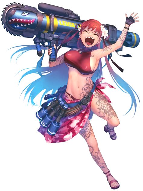 Hetza Hellshock Chain Paradox Commission Highres 1girl Arm