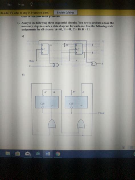 Solved Analyze The Following Three Sequential Circuits You Chegg