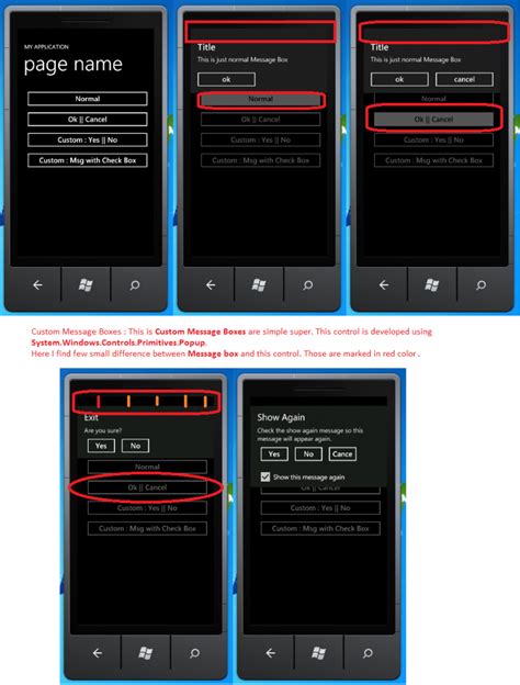 Custom Message Box In Windows Phone 7 Share Our Ideas