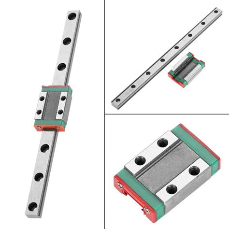 1pc lml9b miniature linear rail guide rail 9mm width slide block linear