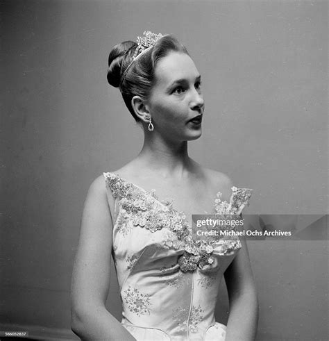 Actress Dancer Taina Elg Poses As She Attends A Party In Los Angeles