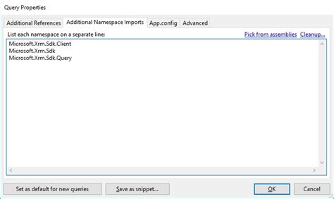 Basic Linqpad 5 Dynamics Crm Connection Example Amber Bermejo