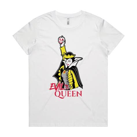 Evil Queen Ladies Geek Graphic Tee Tshirt Colors Tees Queen Shirts