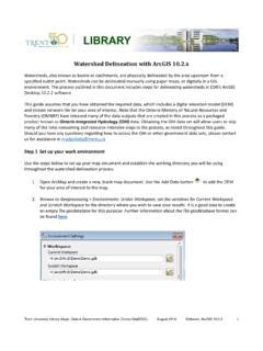 Watershed Delineation With ArcGIS Watershed Delineation With Arcgis Pdf PDF PRO