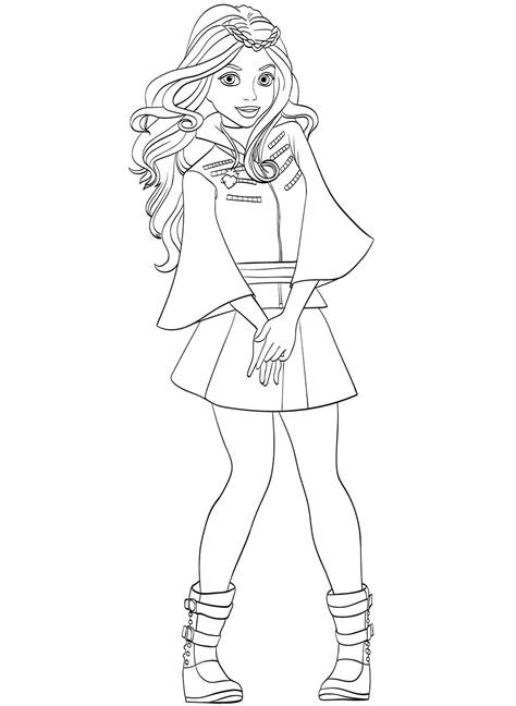 Disney Descendants Evie Coloring Pages 2025