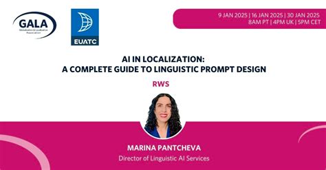 Webinar Series Ai In Localization A Complete Guide In Linguistic