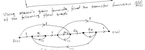 solved using mason s gain formula find the transfer