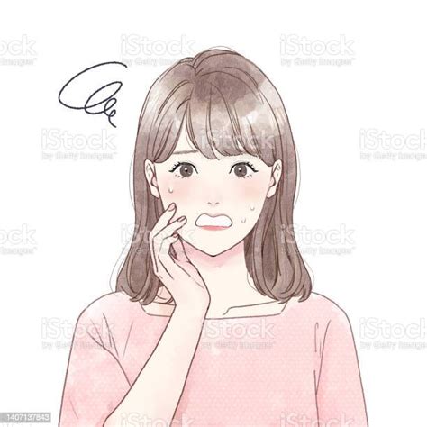 곤경에 처한 여자의 일러스트 여자에 대한 스톡 벡터 아트 및 기타 이미지 여자 일러스트레이션 걱정하는 Istock