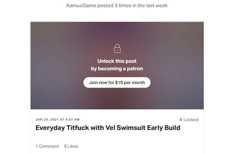 VN Ren Py Everyday Titfuck With Vel VFinal Day Kamuo F Zone