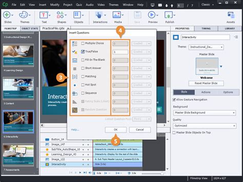 Insert Knowledge Check Slides Customguide