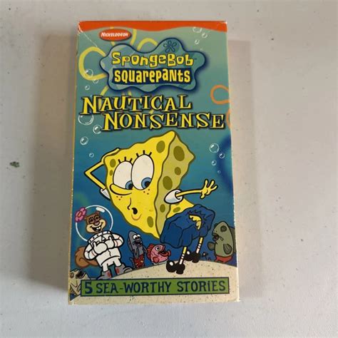 Nickelodeon Spongebob Squarepants Nautical Nonsense Vhs 2002 £1772