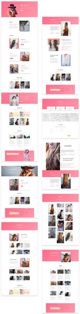 Download A Stylish Fashion Layout Pack For Divi