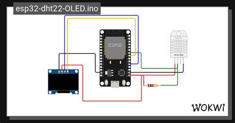esp32-dht22-OLED VB - Wokwi ESP32, STM32, Arduino Simulator