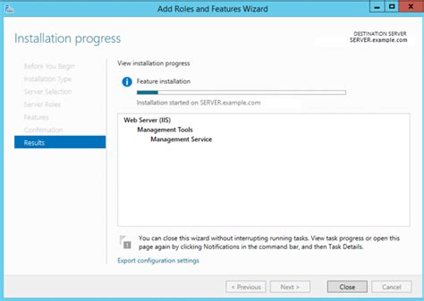 enable the ability to remotely manage iis tech tips