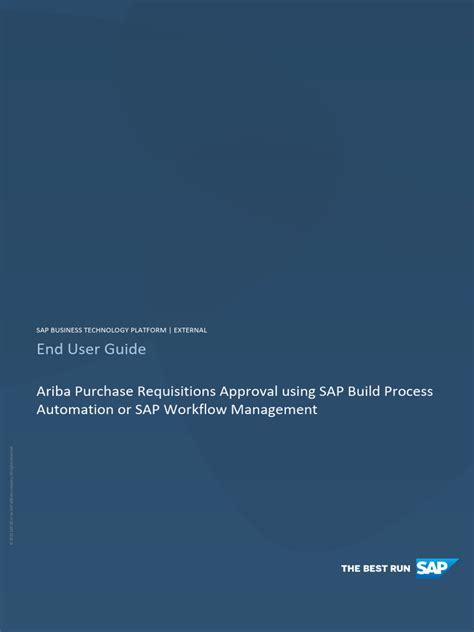 End User Guide Ariba Purchase Requisitions Approval Pdf