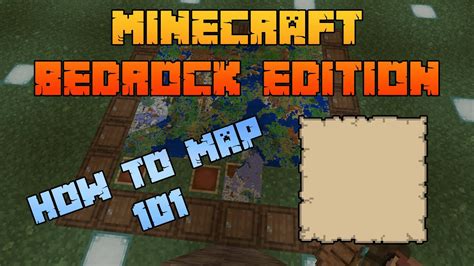 Bedrock Edition How To Map 101 Minecraft Minecraftfarm Minecrafttutorial Youtube