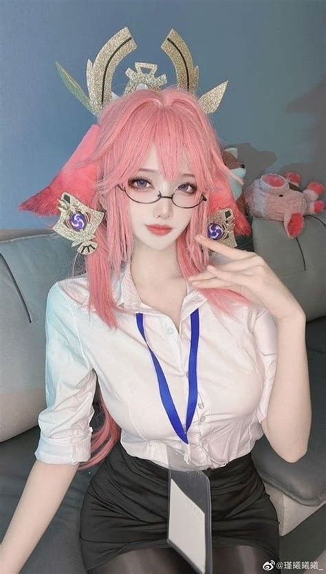 Pin Oleh Thế Giới Miko Cosplay Di 19 Gadis Gadis Cantik Wajah Gadis