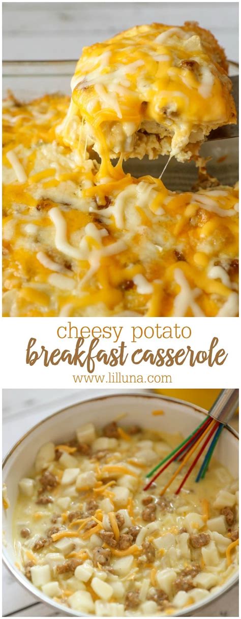 Breakfast Potato Casserole 5 Minutes To Prep Video Lil Luna