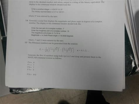 Solved Please Give Me The Matlab Code For The Question And