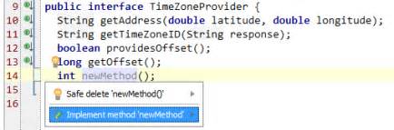 Editor Intellij Idea How To Add Interface Implementation To Classes Stack Overflow