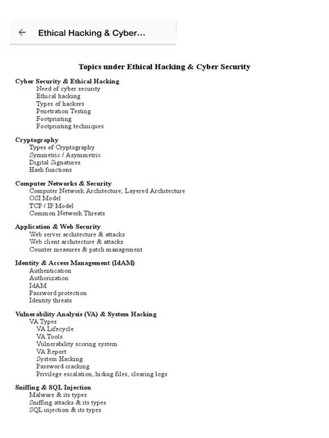 Ethical Hacking Pdf