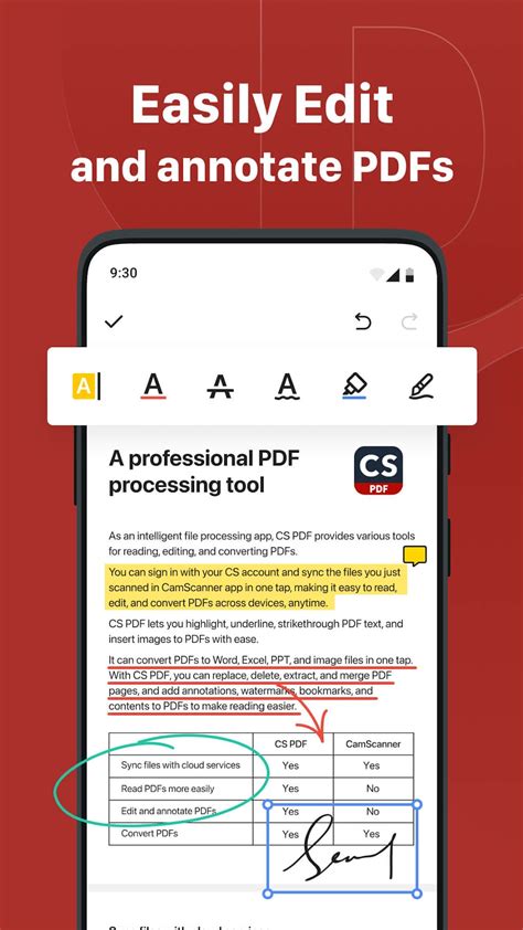 CS PDF - PDF Reader Editor APK para Android - Download