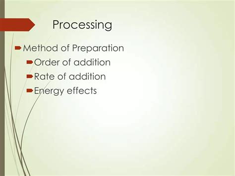 Emulsion Formulation Overview Ppt