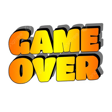 Game Over Text Png Picture Game Over Text Png Game Over Text Ong