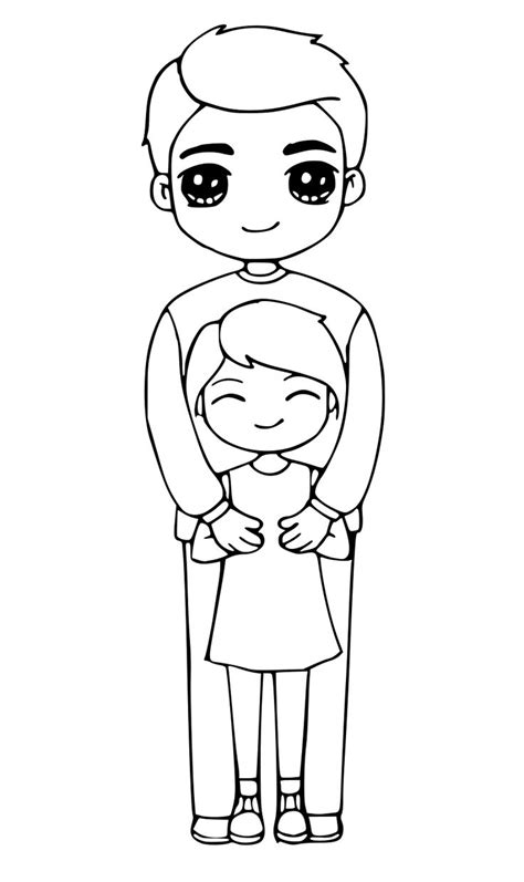 How To Draw A Dad [9 Easy Steps] Fathers Day Drawings Dad Drawing Fathers Day Drawing