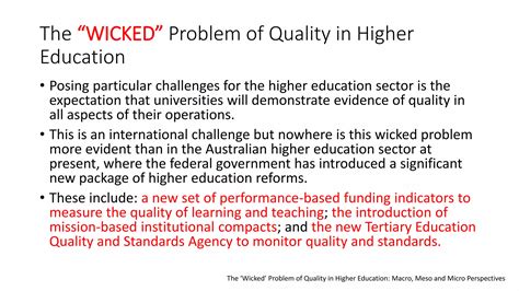 Higher Education Wicked Problem Pptx