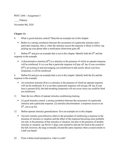 psyc 2440 assignment 3 psyc 2440 assignment 3 flaherty