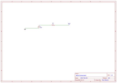 First Projet Easyeda Open Source Hardware Lab
