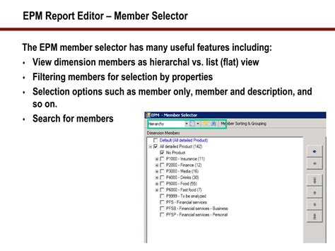 Ppt An Overview Of Sap Bpc 100 Reporting Features And Functionality