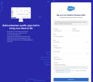 How To Create A Free Salesforce Developer Account Org Apex Hours