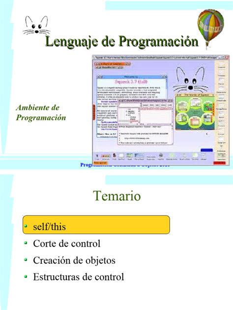 Clase03 Smalltalk Pdf Objeto Informática Clase Programación