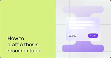 Your Step By Step Guide To Choosing A Thesis Research Topic