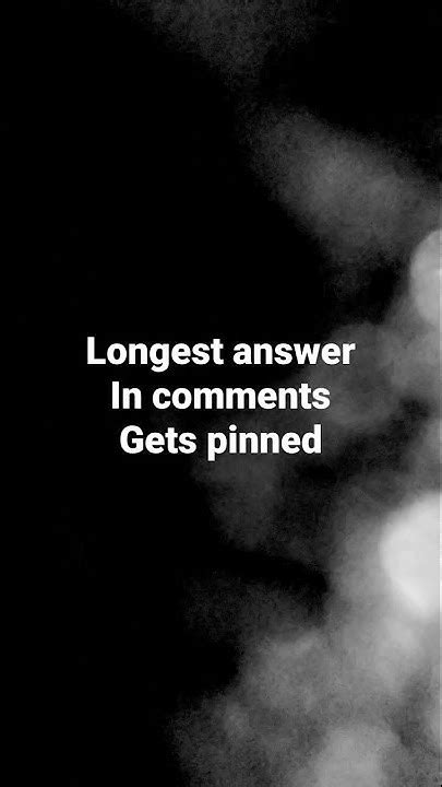 Longest Answer Youtube