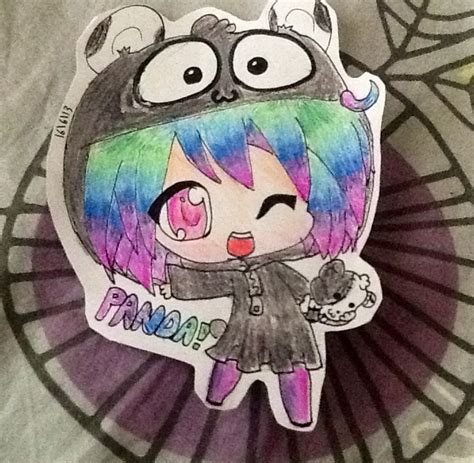 Chibi Panda Drawing By Soul Eater DragoArt
