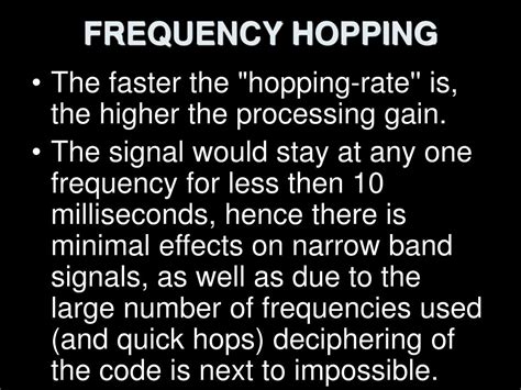 Ppt Direct Sequence Spread Spectrum With Frequency Hopping Powerpoint Presentation Id768019