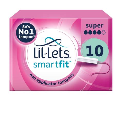 Lil Lets Super Non Applicator 10 Tampons Thepantry