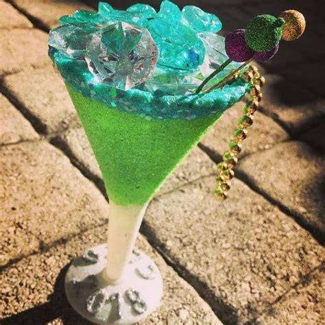 Mardi Gras Martini Mardi Gras Mardi Martini Glass