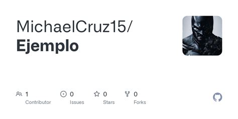 GitHub MichaelCruz15 Ejemplo